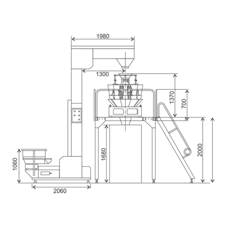 APM 101 - Collar Type Multiheaded Weigher | Q-Ways Packaging